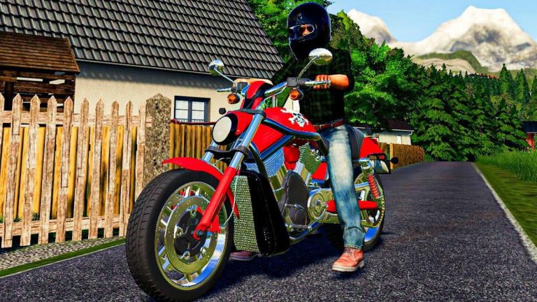 Harley Davidson 1100cc v1.0 FS19 Mod | FS25 Mods / FS22 Mods