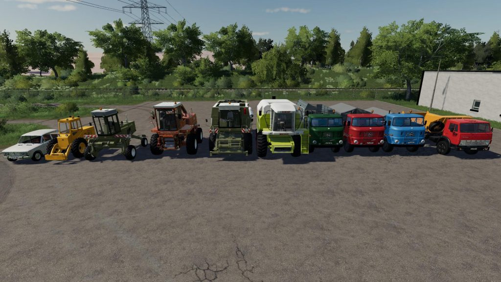Kharon Retro TSZ Pack v1.0 FS19 Mod | FS25 Mods / FS22 Mods