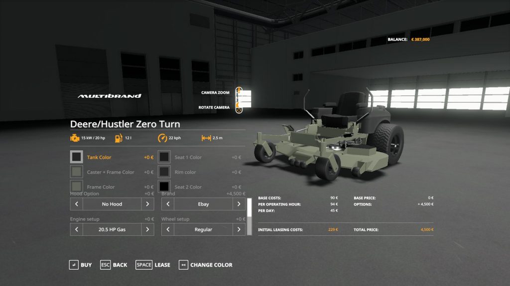 Tondeuse à rayon de braquage zéro Scag et Bobcat v1.0 FS19 Mod | FS25 ...