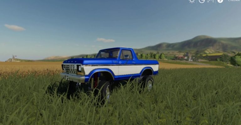 1978 Ford Bronco soulevé V1.0 FS19 Mod | FS25 Mods / FS22 Mods