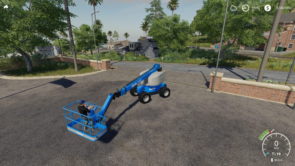 Genie Boomlift v1.0 FS19 Mod | FS25 Mods / FS22 Mods