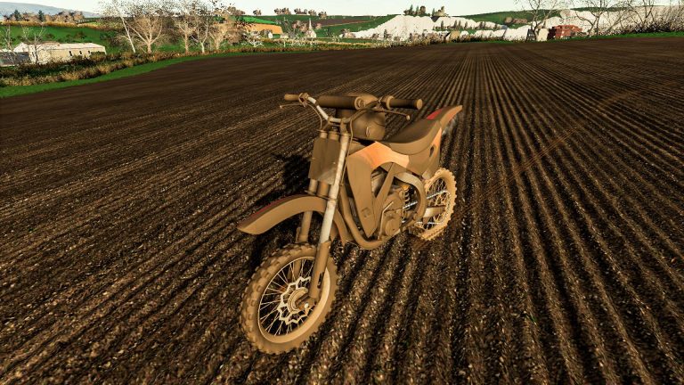 Motocross Dirt Bike v1.0 FS19 Mod | FS25 Mods / FS22 Mods