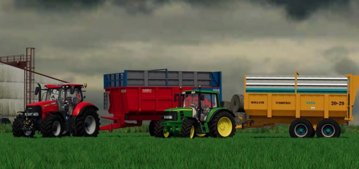 REMORQUE À BÉTAIL RYTRANS PINDER v2.0 FS19 - FS22 Mod / F19 Mod