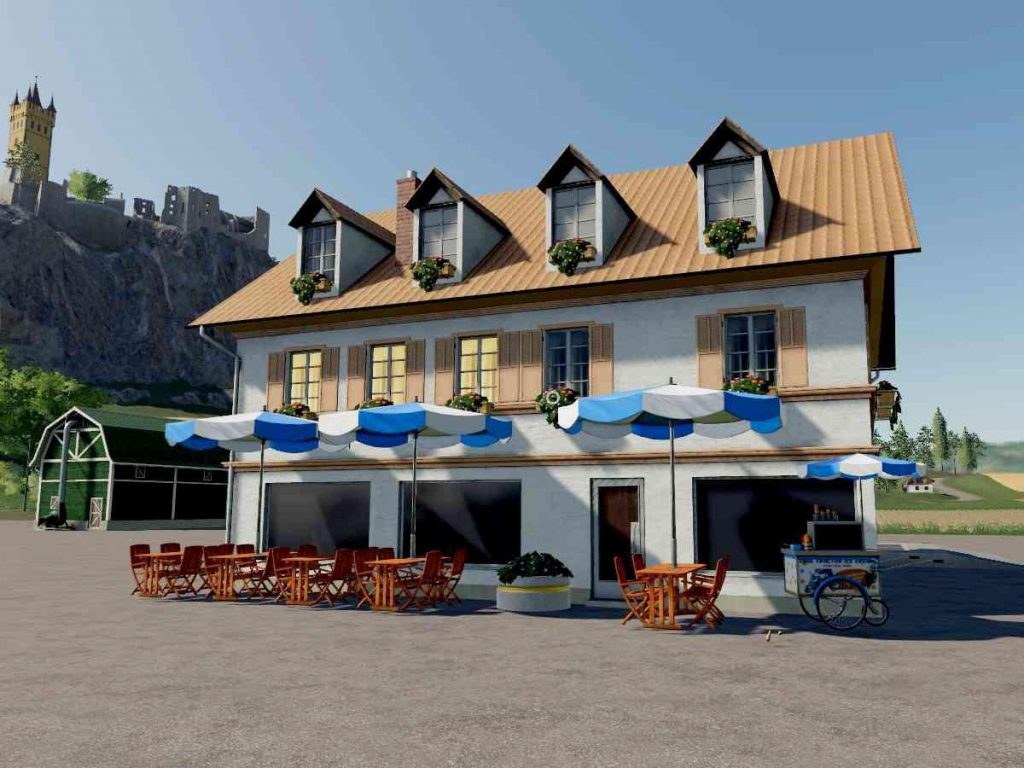 Station de vente de restaurant d'hôtel v1.0 FS19 Mod | FS25 Mods / FS22 ...