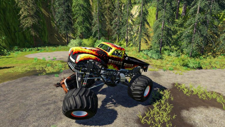 Pack Monster Truck v1.0 FS19 Mod | FS25 Mods / FS22 Mods