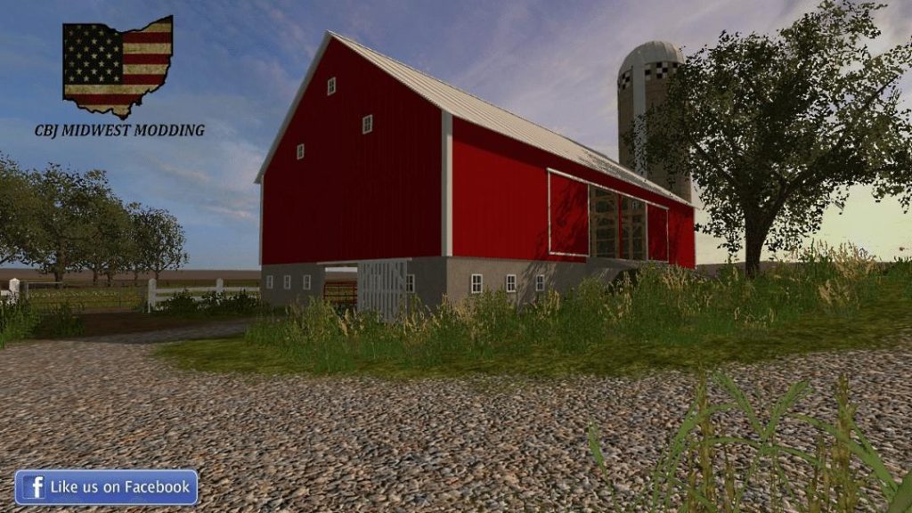 48x90 Bank Barn v1.0 FS19 Mod | FS25 Mods / FS22 Mods