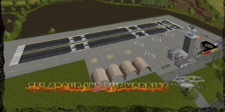 AÉROPORT - HELIPORT v3.0 FS19 Mod | FS25 Mods / FS22 Mods