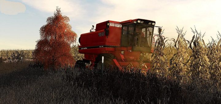 Hesston 7840 Combine v1.0.0.0 FS19 - FS22 Mod / F19 Mod