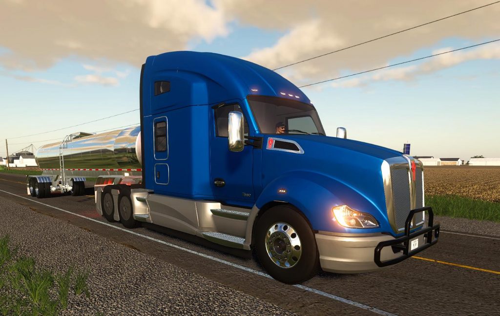 Kenworth T680 v1.0 FS19 Mod | FS25 Mods / FS22 Mods