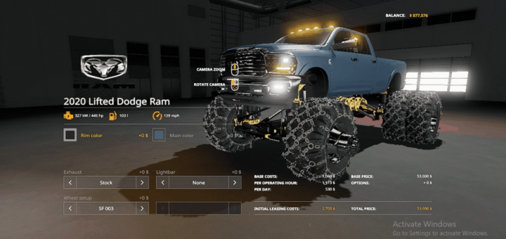 Lifted Razer V1.0 FS19 - FS22 Mod / F19 Mod