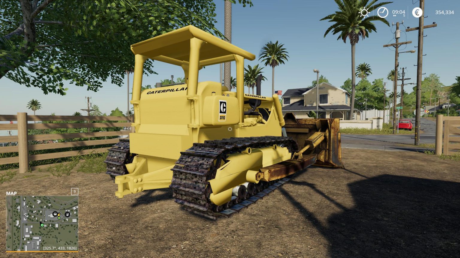 Cat d7 v1.0 FS19 Mod | FS25 Mods / FS22 Mods