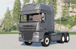 DAF XF105 FT Super Space Cab V1.0 FS19 Mod | FS25 Mods / FS22 Mods