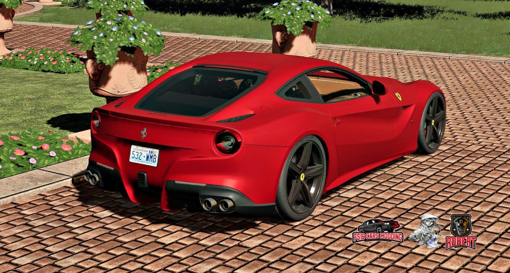 Ferrari F12 Berlinetta 2014 v1.0 FS19 Mod | FS25 Mods / FS22 Mods