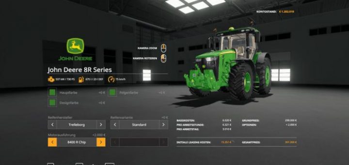 John Deere 7J v1.0.0.0 FS19 - FS22 Mod / F19 Mod