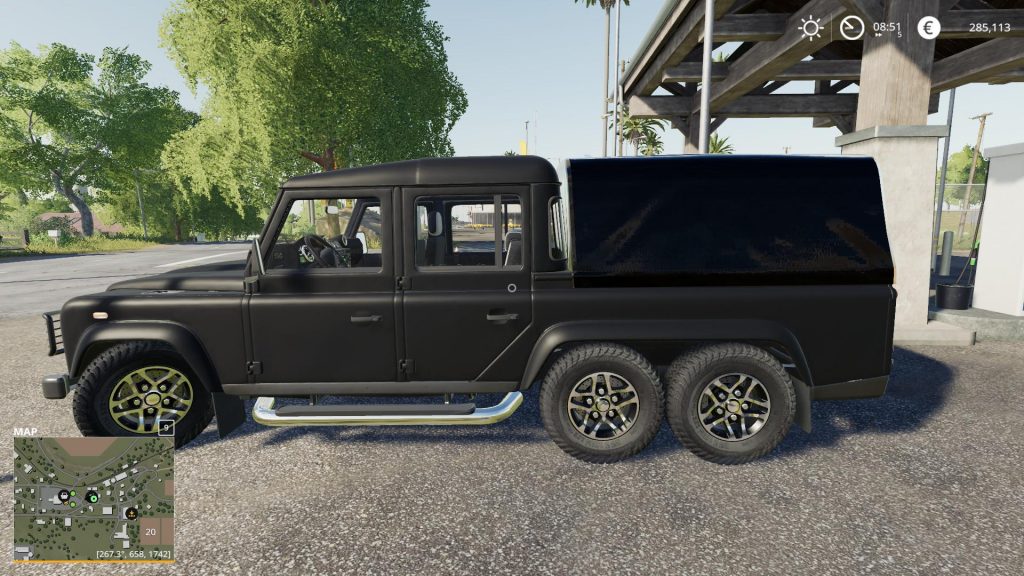 Land Rover Defender 110 v1.0 FS19 Mod | FS25 Mods / FS22 Mods
