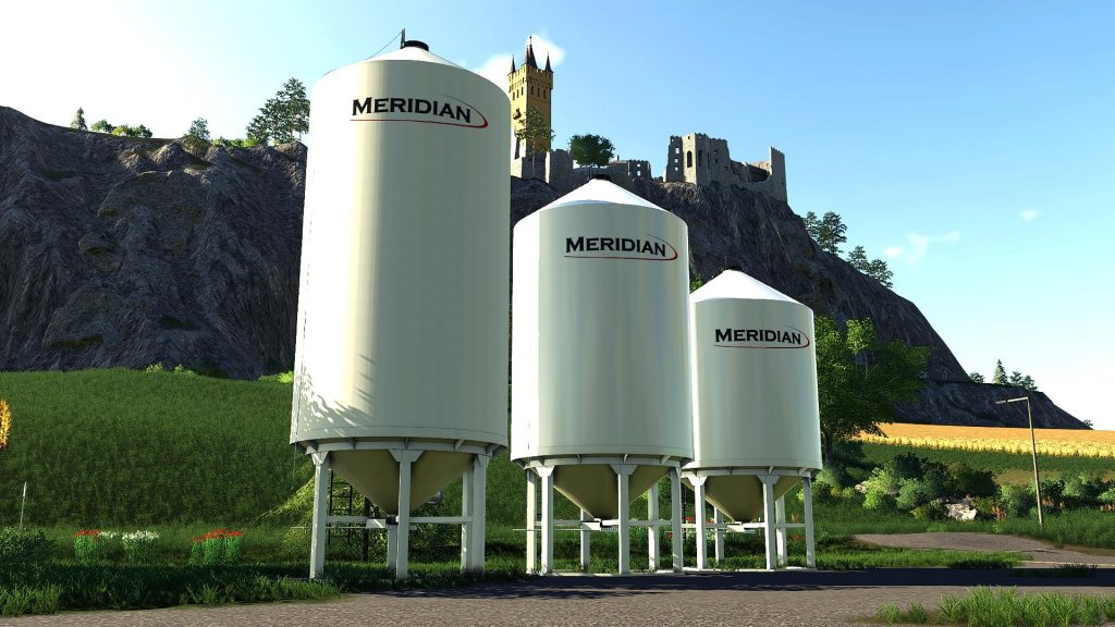 Meridian Bin Pack v1.0 FS19 Mod | FS25 Mods / FS22 Mods