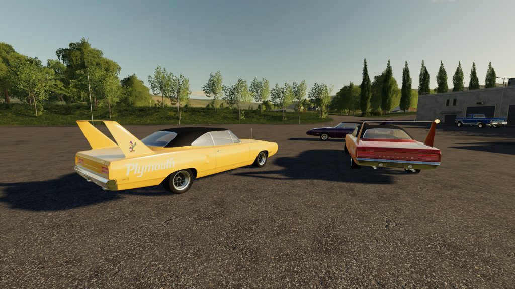 Plymouth Superbird 1970 v1.0 FS19 Mod | FS25 Mods / FS22 Mods