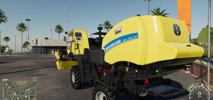 New Holland Clayson 8080 215HP v2.5 FS19 - FS22 Mod / F19 Mod