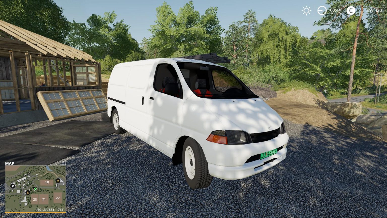 Toyota hiace d4d v1.1 FS19 Mod | FS25 Mods / FS22 Mods