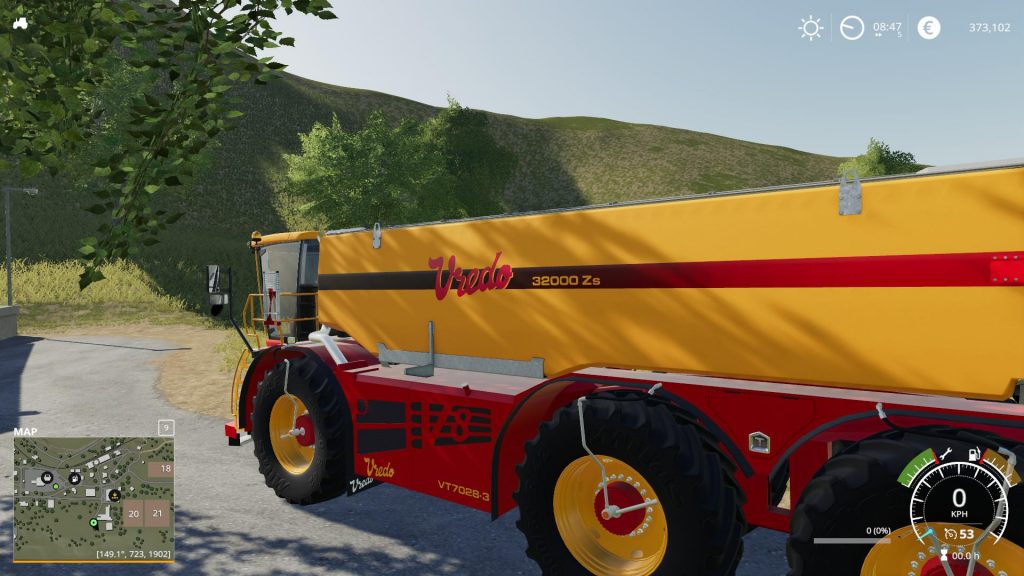Vredo VT7028-3 v1.0 FS19 Mod | FS25 Mods / FS22 Mods