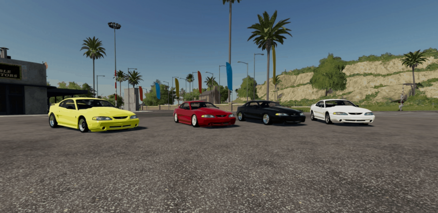1995 Mustang SVT Cobra R FS19 Mod | FS25 Mods / FS22 Mods