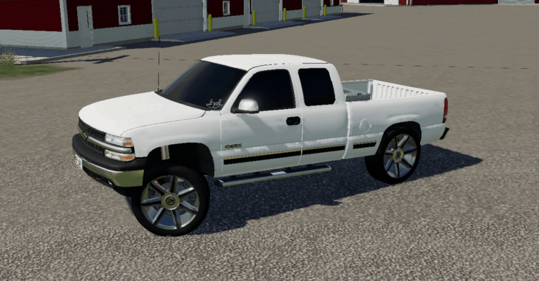 Chevrolet Silverado Squat modifier V1.0 FS19 Mod | FS25 Mods / FS22 Mods