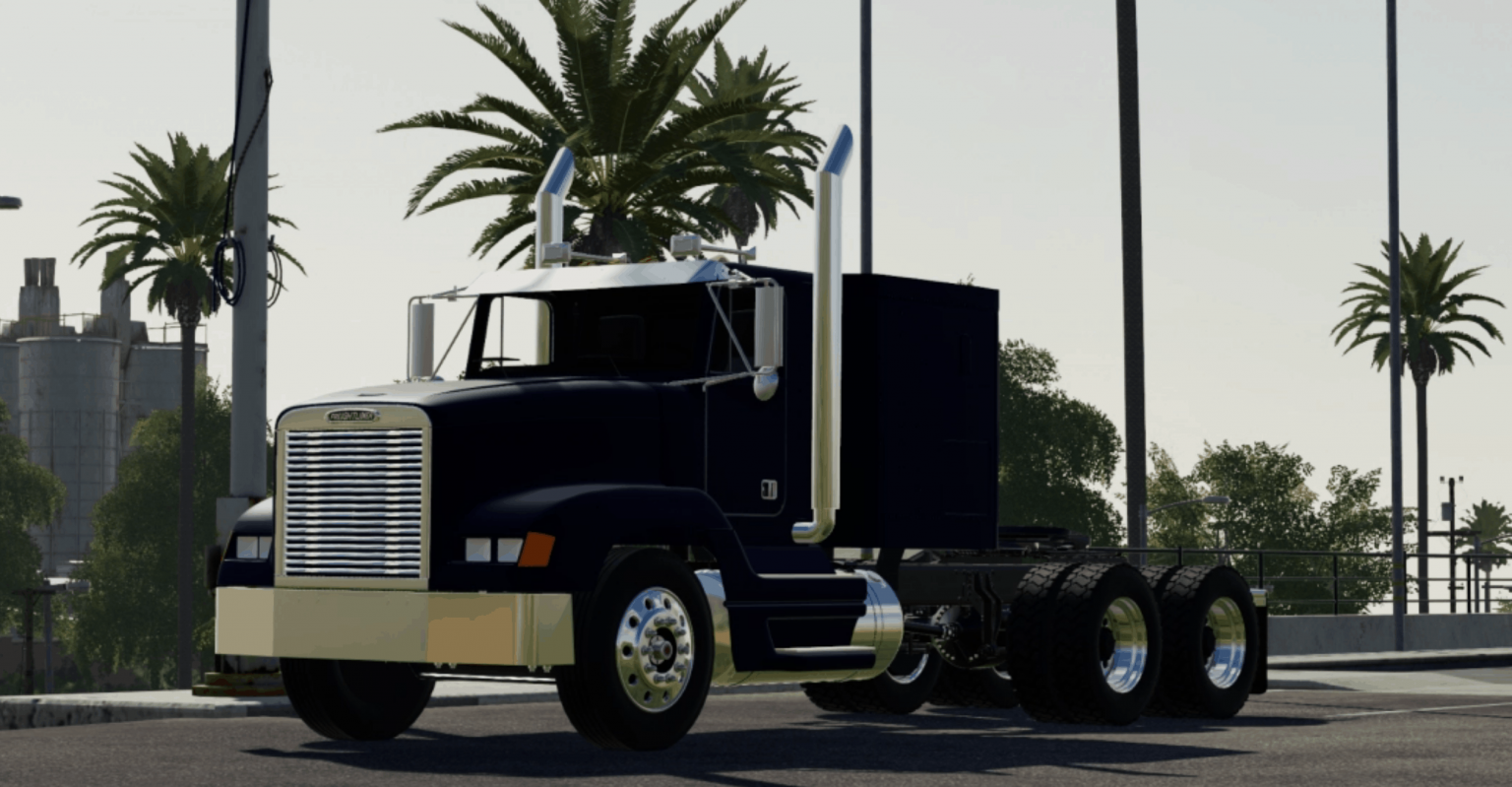 Freightliner FLD Sleeper FS19 Mod | FS25 Mods / FS22 Mods