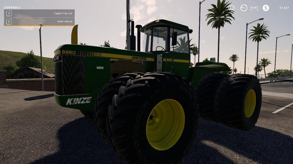 John Deere 8850 Repower v2.0 FS19 Mod | FS25 Mods / FS22 Mods