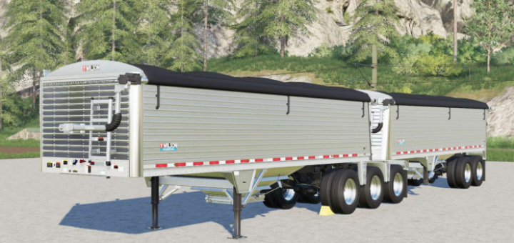 Wilson Trailer v1.0 FS19 - FS22 Mod / F19 Mod