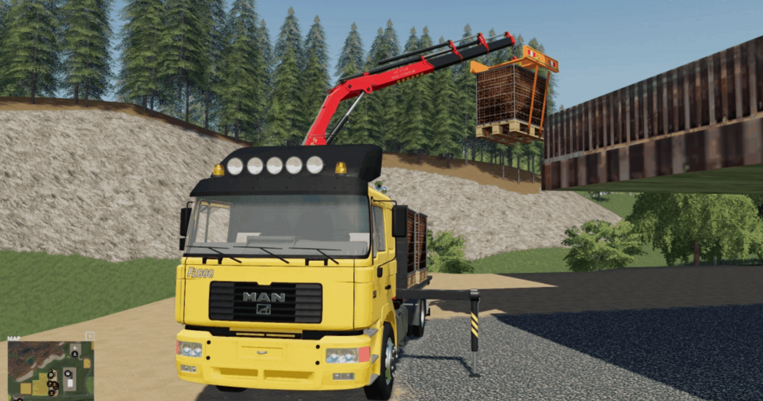 Crane Traverse v1.0 FS19 Mod | FS25 Mods / FS22 Mods