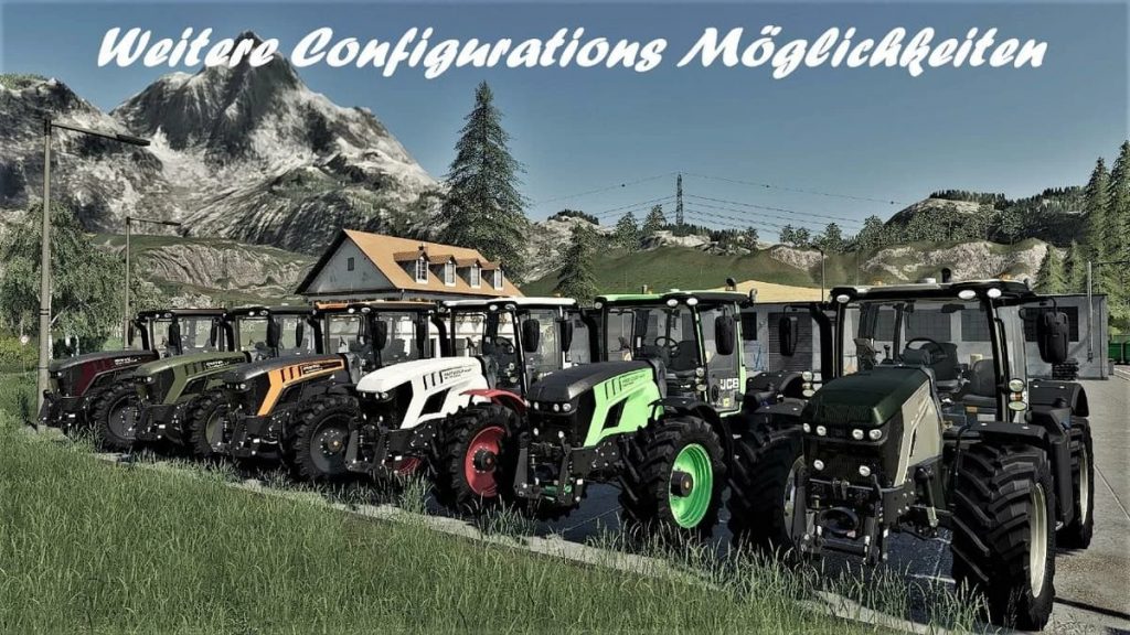 JCB 4220 Agravis Auction 's Set v1.0 FS19 Mod | FS25 Mods / FS22 Mods