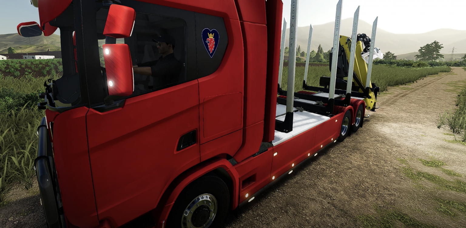 SCANIA R730 TIMBERTRUCK V3.0 FS19 Mod | FS25 Mods / FS22 Mods