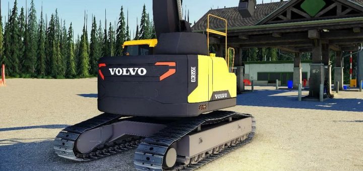 Volvo ECR355E TMP v1.1 FS19 - FS22 Mod / F19 Mod