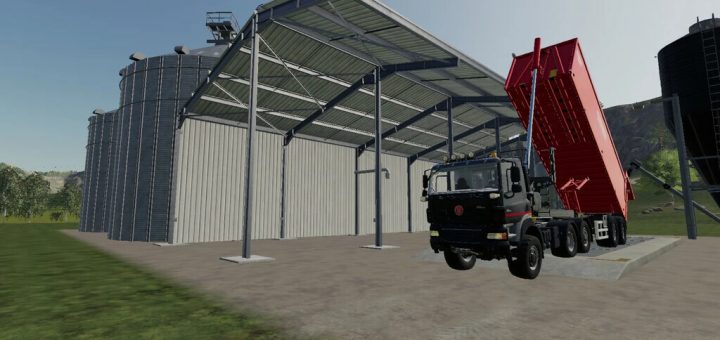 Silo de stockage Tp v1.0 FS19 - FS22 Mod / F19 Mod