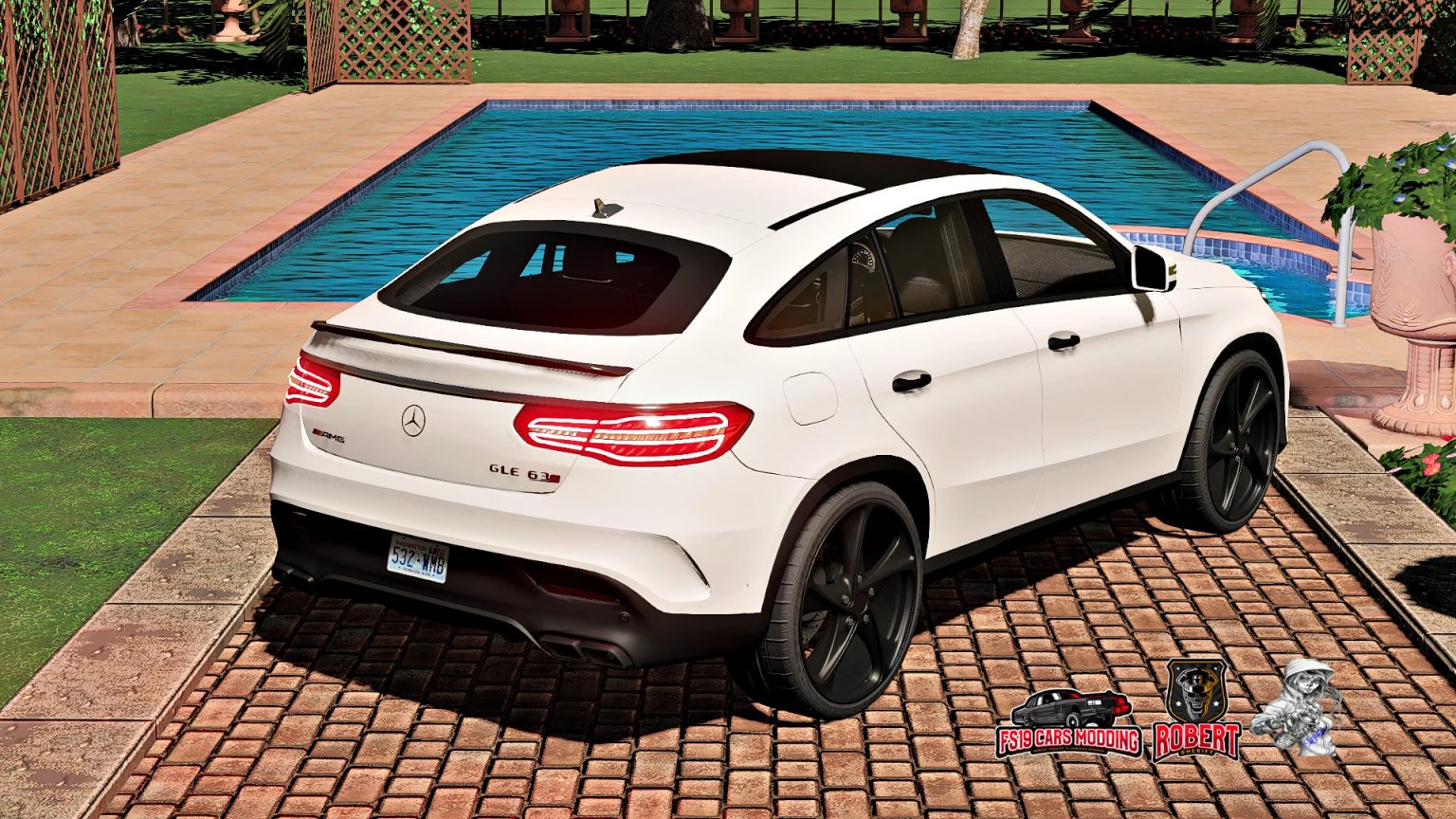 Mercedes Gle Coupé v1.1 FS19 Mod | FS25 Mods / FS22 Mods