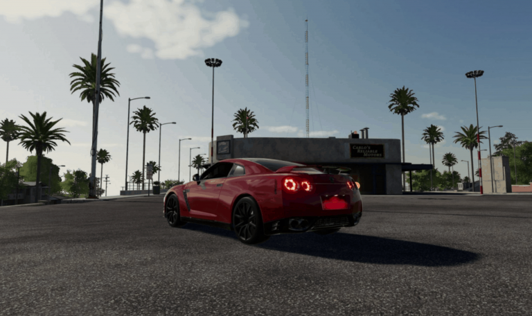 NISSAN GTR FS19 2015 Mod | FS25 Mods / FS22 Mods
