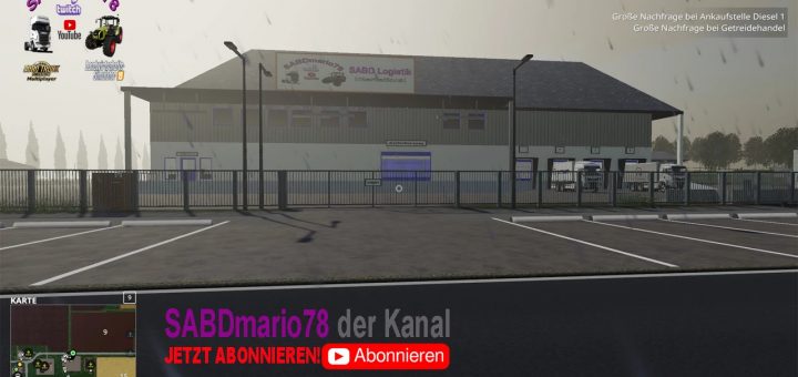 Straw Storage v1.0 FS19 - FS22 Mod / F19 Mod