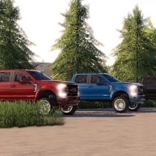 2020 Ford F-250-F-450 v2.0 FS19 Mod | FS25 Mods / FS22 Mods
