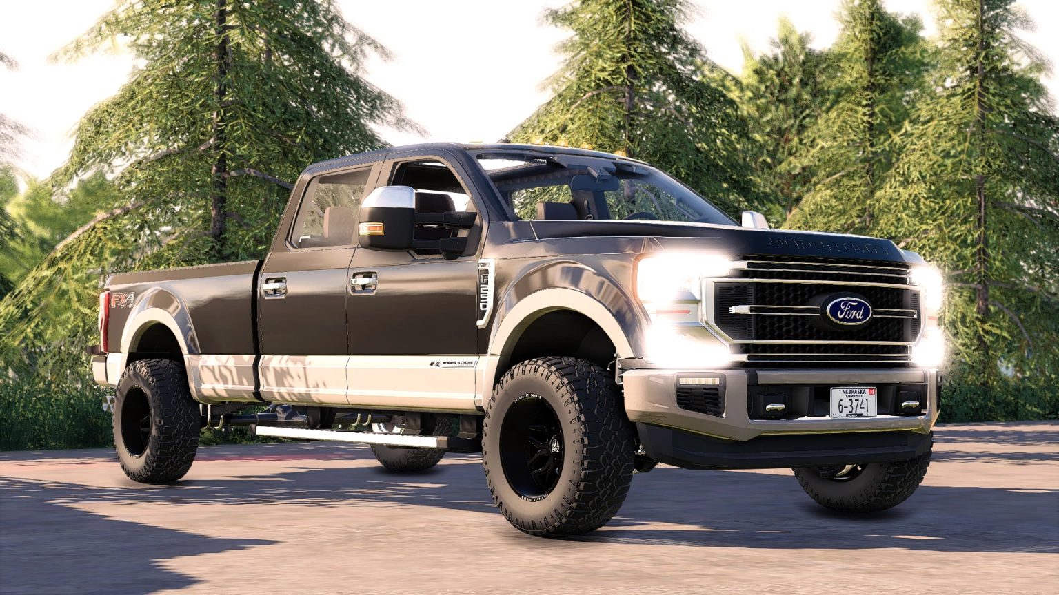 Camion de travail Ford F-250-F-450 2020 v1.3 FS19 Mod | FS25 Mods ...
