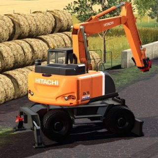 Hitachi 145W v2.0 FS19 Mod | FS25 Mods / FS22 Mods