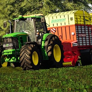 John Deere 7530 par Slajmon FS19 Mod | FS25 Mods / FS22 Mods