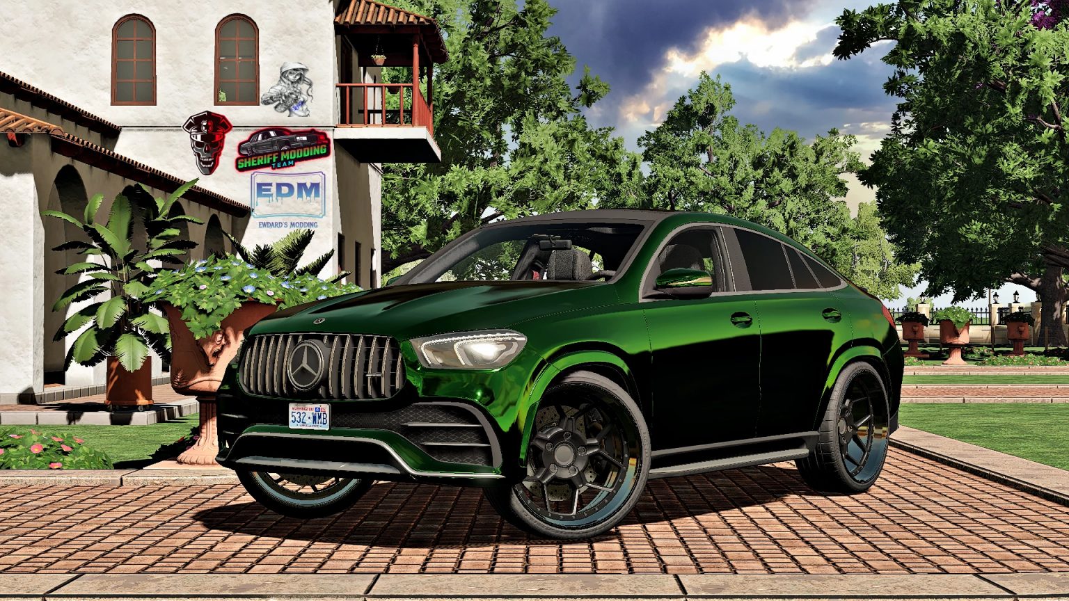 Mercedes GLE Coupé 2020 V1.1 FS19 Mod | FS25 Mods / FS22 Mods