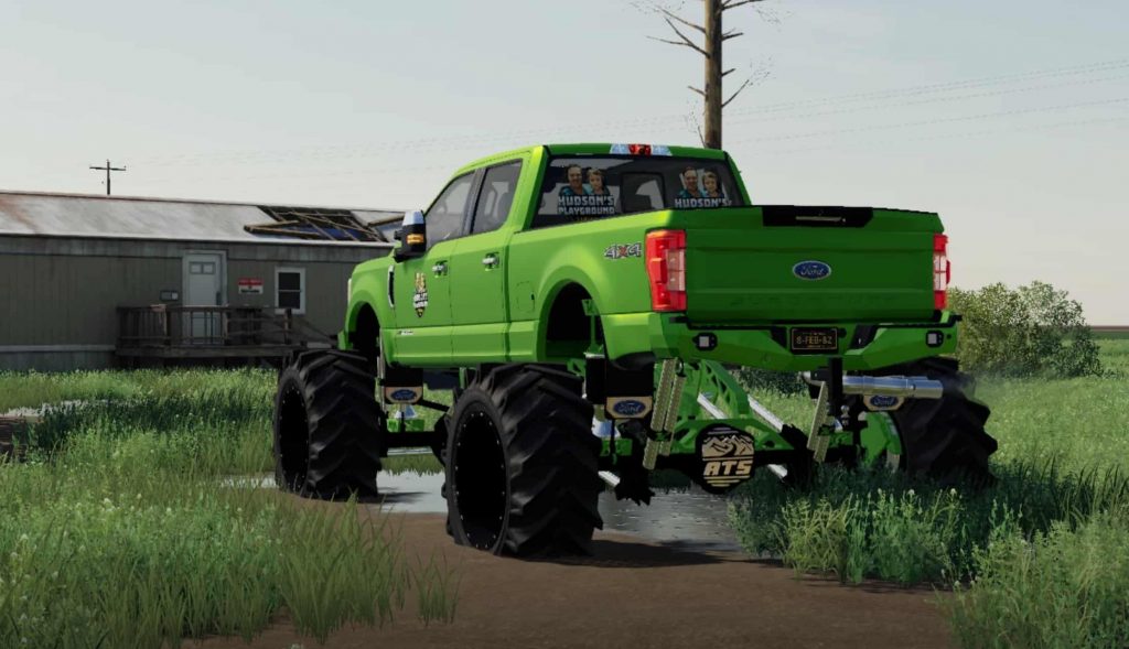 Ford F-250 Superduty Monster Truck v1.0 FS19 Mod | FS25 Mods / FS22 Mods