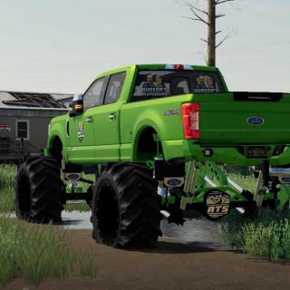 Ford F-250 Superduty Monster Truck v1.0 FS19 Mod | FS25 Mods / FS22 Mods