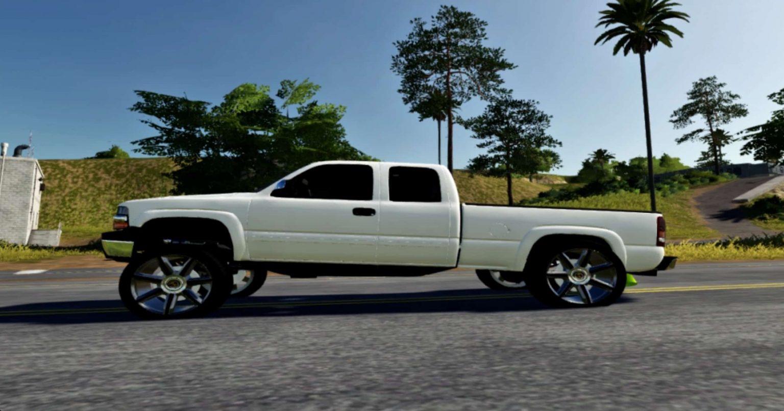 Chevy Silverado 2002 squatté FS19 Mod | FS25 Mods / FS22 Mods