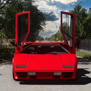 Lamborghini Countach 1988 v0.9.9.b FS19 Mod | FS25 Mods / FS22 Mods