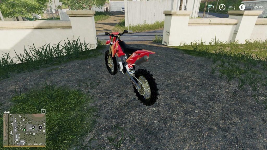 Motocross Honda v1.0 FS19 Mod | FS25 Mods / FS22 Mods
