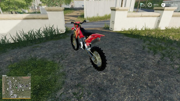 Motocross Honda v1.0 FS19 Mod | FS25 Mods / FS22 Mods