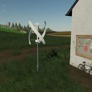 Éolienne hélicoïdale v1.0 FS19 Mod | FS25 Mods / FS22 Mods
