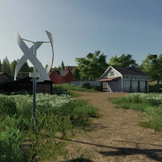 Éolienne hélicoïdale v1.0 FS19 Mod | FS25 Mods / FS22 Mods